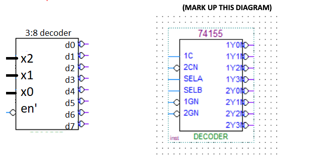 Solved using the diagram below, draw connections on the | Chegg.com