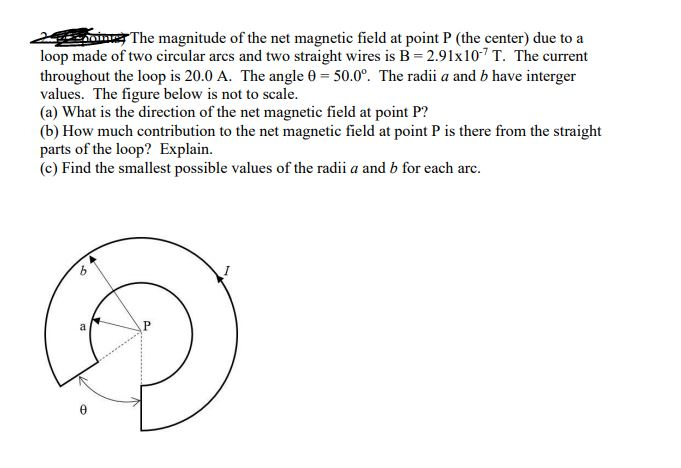 Solved 2010. The magnitude of the net magnetic field at | Chegg.com