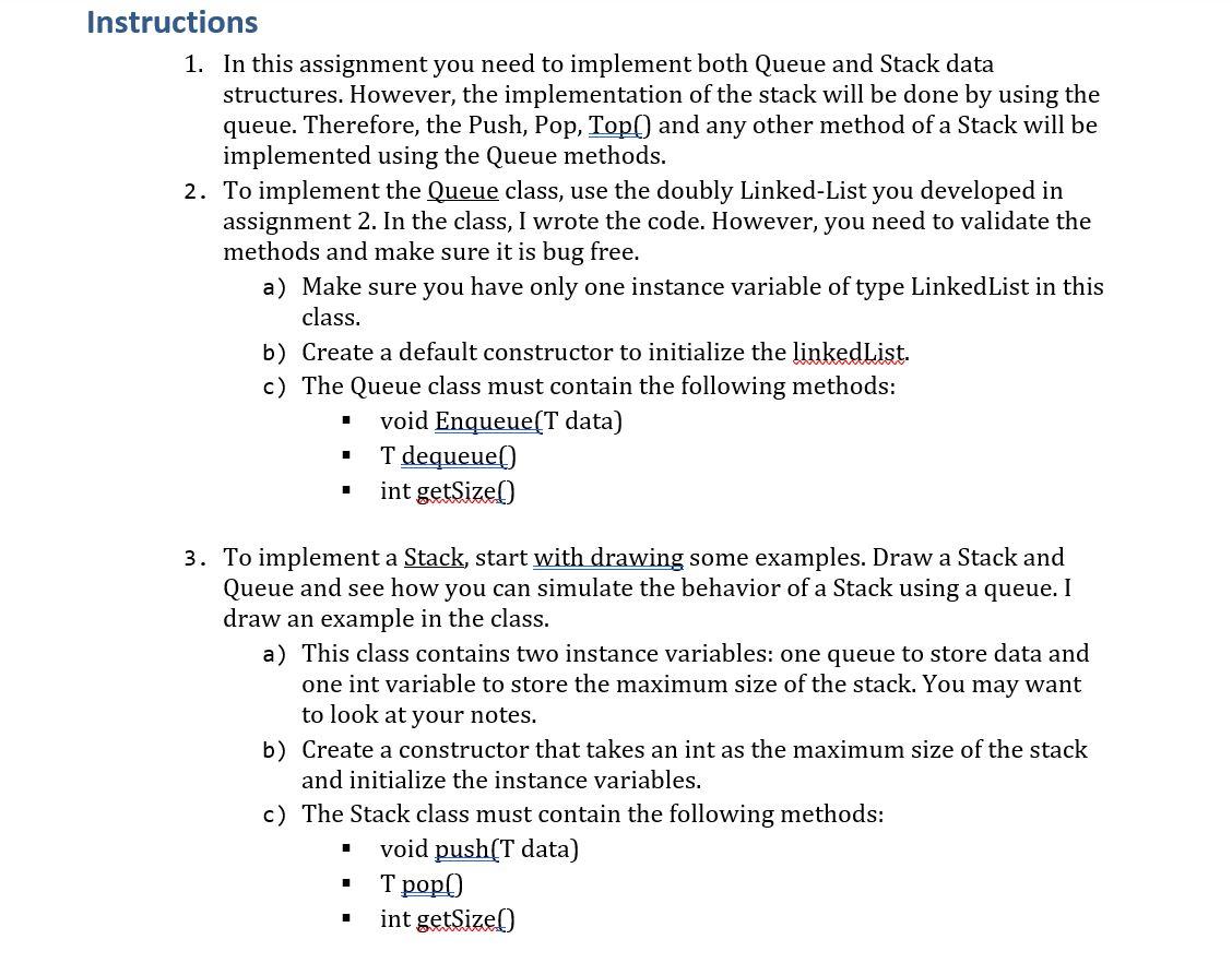 Solved Instructions 1. In this assignment you need to | Chegg.com