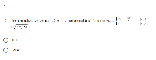Solved 3- The normalization constant of the variational | Chegg.com