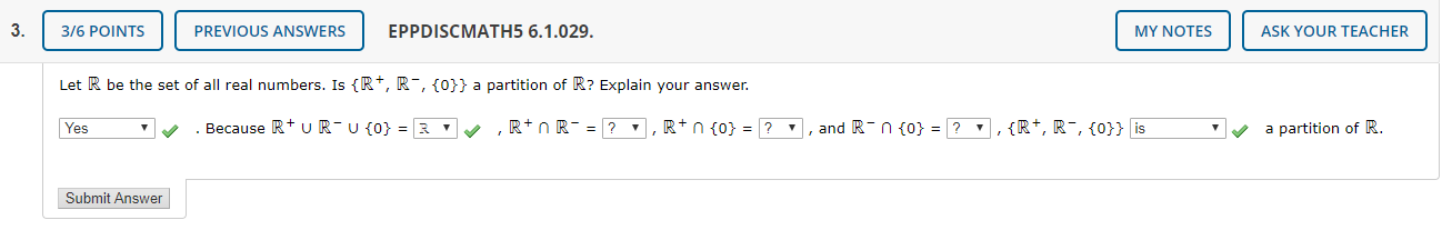 Solved 3/6 POINTS PREVIOUS ANSWERS EPPDISCMATH5 6.1.029. MY | Chegg.com