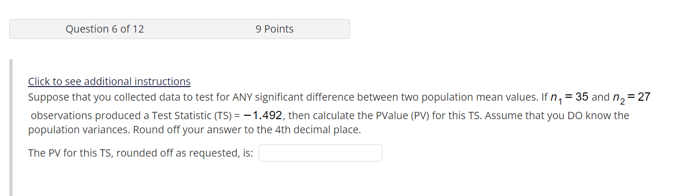 Solved Click to see additional instructions Suppose that you | Chegg.com