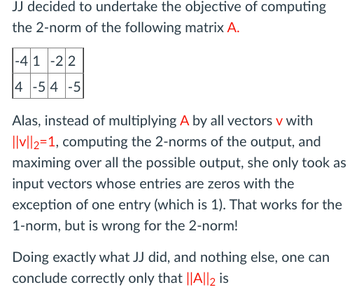 Solved JJ decided to undertake the objective of computing | Chegg.com