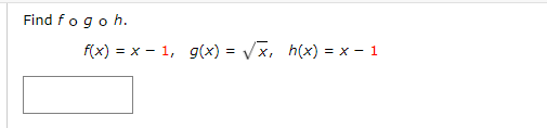 Solved Express the function G in the form fog. (There is | Chegg.com