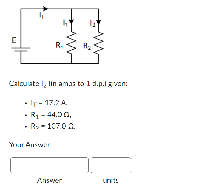 Solved Calculate the current I3 (in amps to 1 d.p.) given: - | Chegg.com