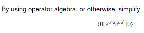 Solved By using operator algebra, or otherwise, simplify | Chegg.com