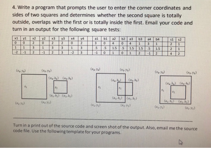 Solved 4. Write a program that prompts the user to enter the | Chegg.com