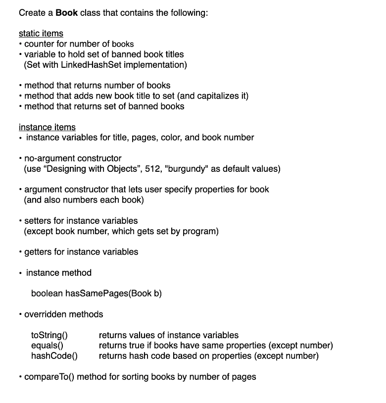 Solved So I have my entire code and it works except for | Chegg.com