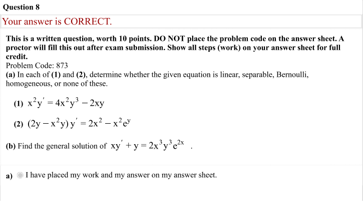 Solved Please answer part A with the steps required to get | Chegg.com