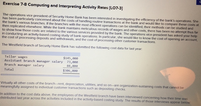 Solved Ls Exercise 7-8 Computing and Interpreting Activity | Chegg.com