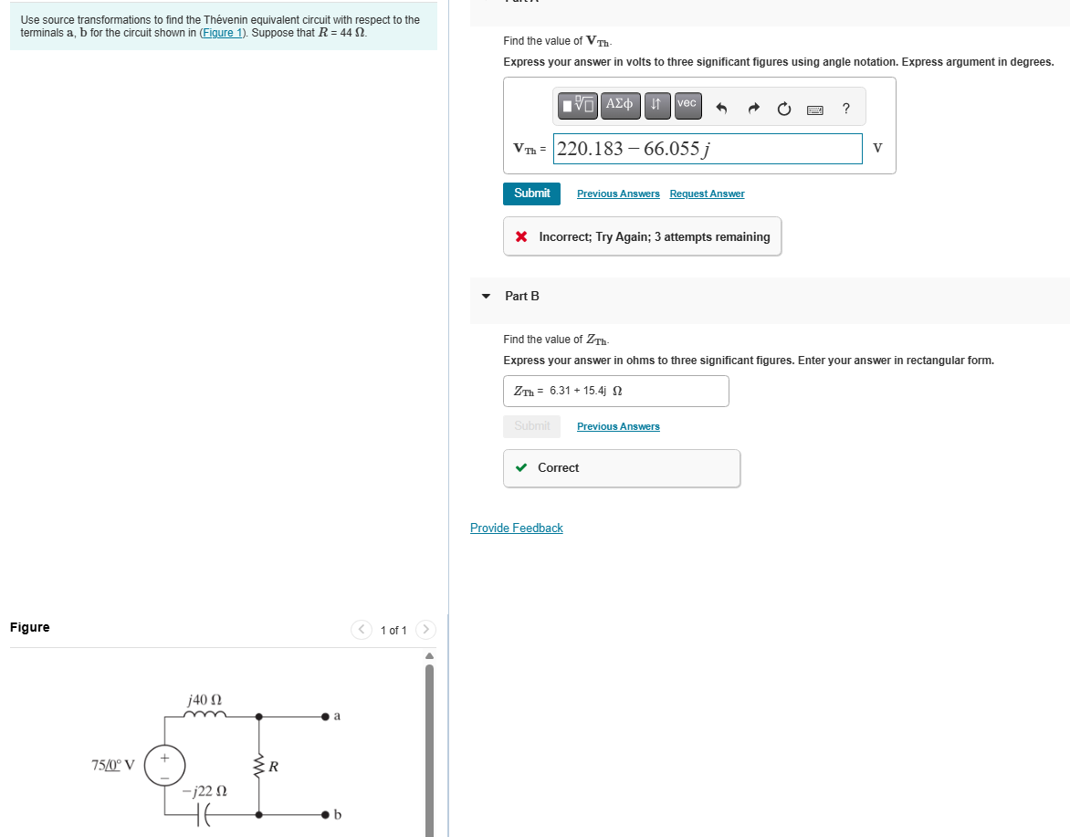 Solved Use source transformations to find the Thévenin | Chegg.com