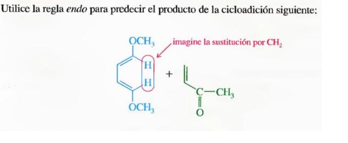 Solved Use the endo rule to predict the product of the | Chegg.com
