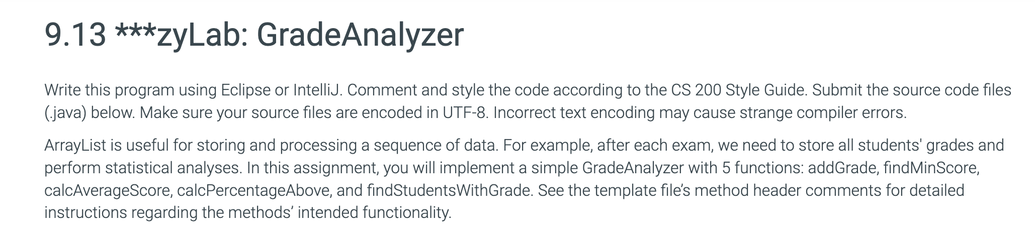 Solved Write this program using Eclipse or IntelliJ. Comment | Chegg.com