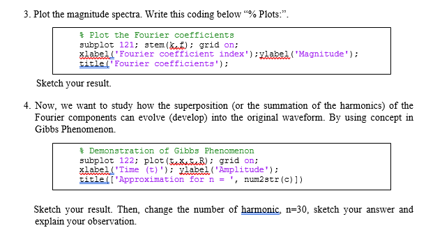 Solved Instruction: The Fourier series (FS) of a periodic | Chegg.com