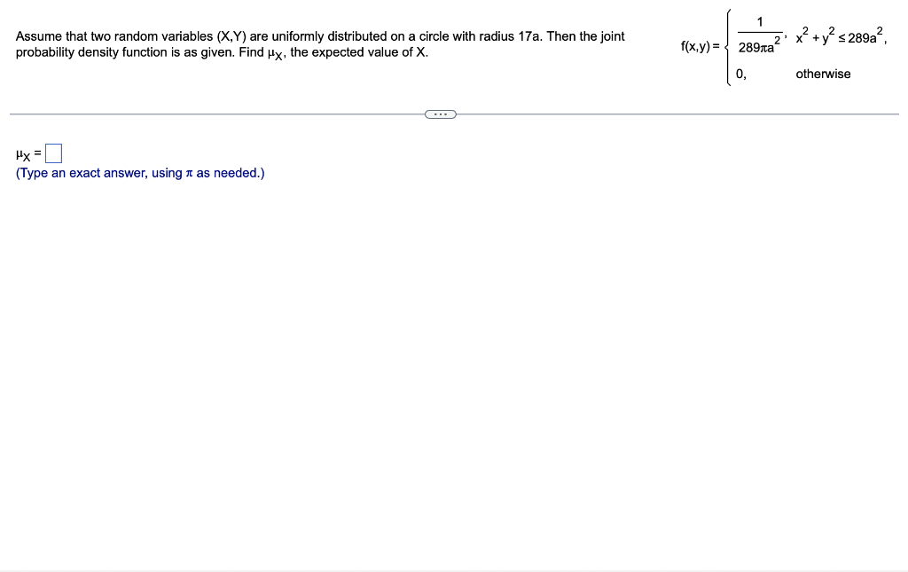 Solved Assume That Two Random Variables Xy Are Uniformly 2919