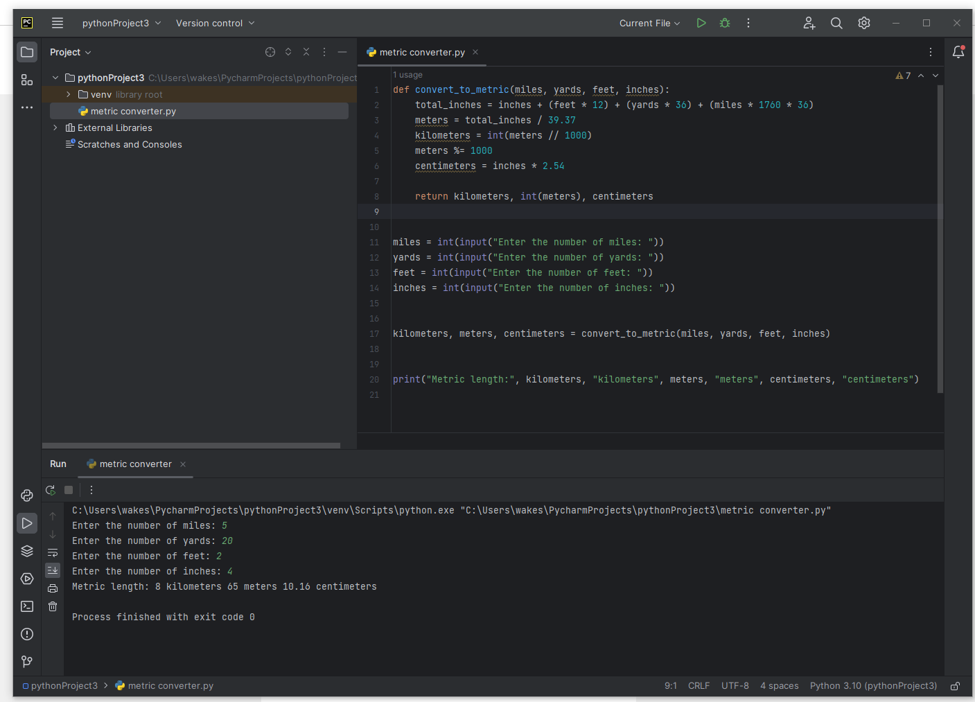 Solved THE POINT OF THE EXCERISE IS TO BREAK THE TOTAL | Chegg.com
