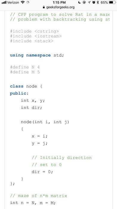 Solved turn the following C++ code into code where the | Chegg.com