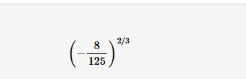 Solved (−1258)2/3 | Chegg.com