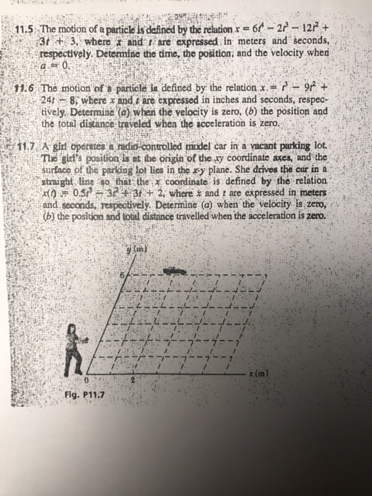 Solved The motion of a particle is defined by the relation x | Chegg.com