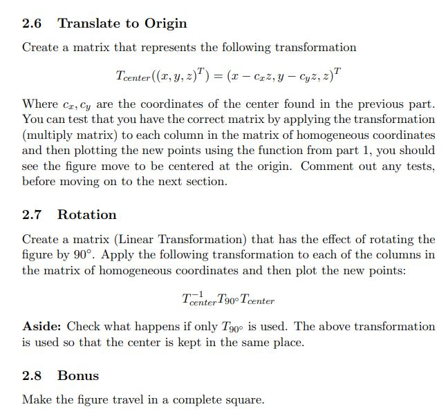 Please answer all parts to this using Matlab. This | Chegg.com