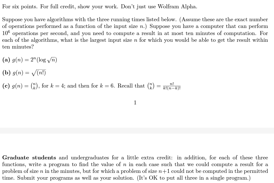 Solved Please show all steps in solving parts a, b, and c. | Chegg.com