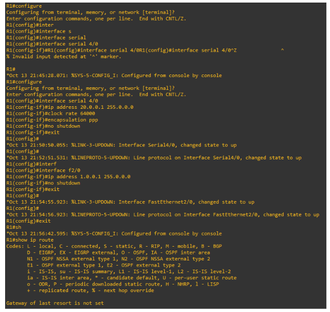 Solved In this lab, we will start basic configuration and | Chegg.com