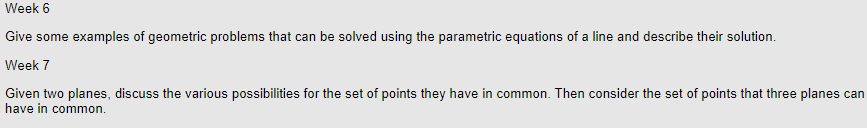 Solved Give some examples of geometric problems that can be | Chegg.com