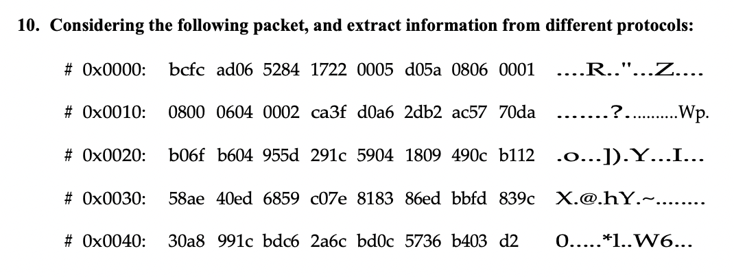 Solved In this unit, you are given a number of packets and | Chegg.com