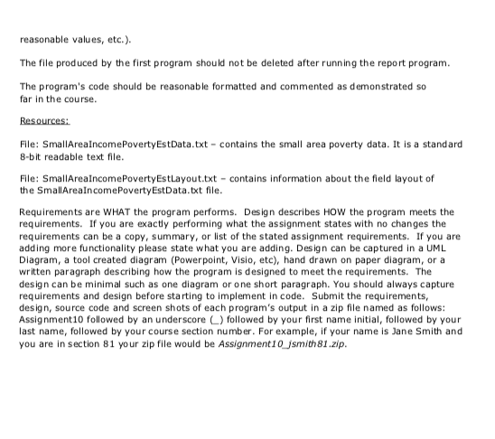 Solved 605.201 Module 10 Java I/O Assign ment This | Chegg.com