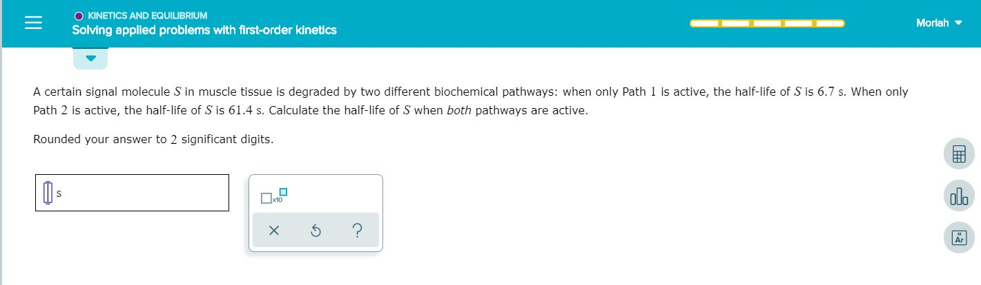 Solved O KINETICS AND EQUILIBRIUM Solving applied problems | Chegg.com