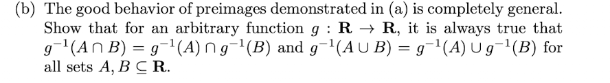 Solved Exercise 1.2.9. Given a function f:D→R and a subset | Chegg.com
