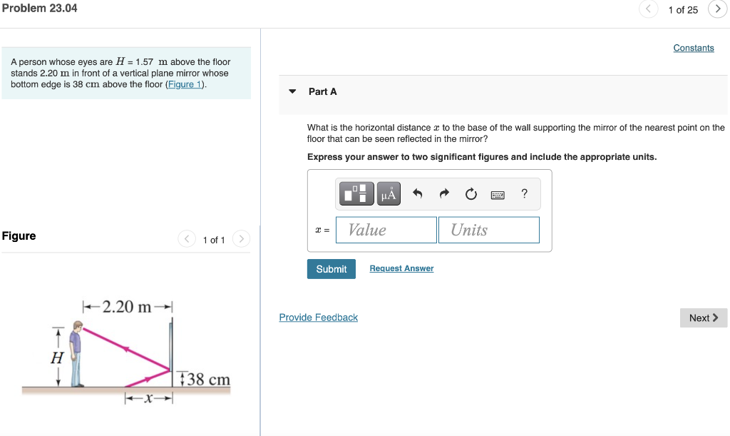 Solved Problem 23.04 1 of 25 > Constants A person whose eyes | Chegg.com