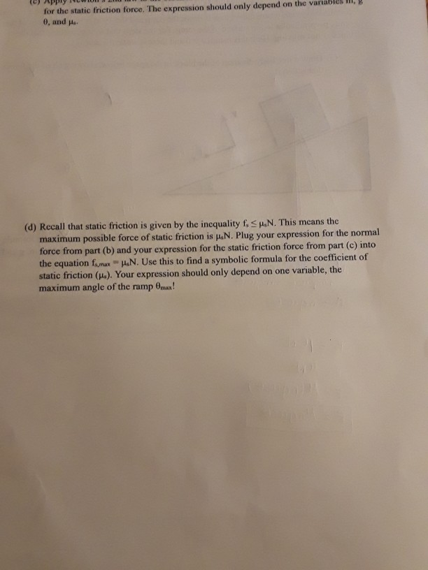 Solved Physics 44 Static and Kinetic Friction At-Home Lab | Chegg.com