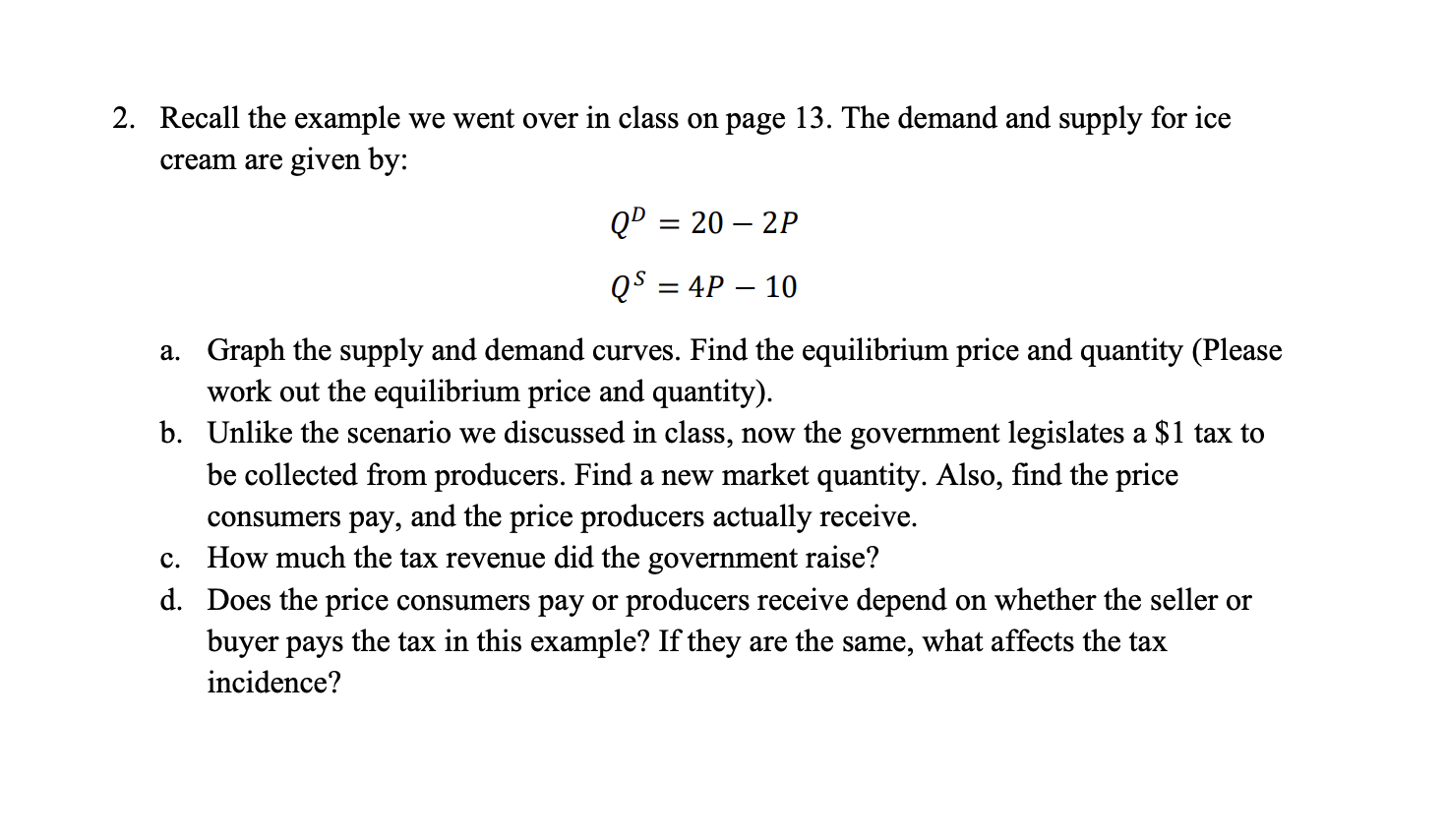 Solved 2. Recall the example we went over in class on page | Chegg.com