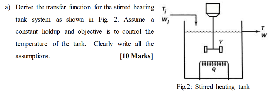 Solved b) Two tanks are connected together in the following | Chegg.com
