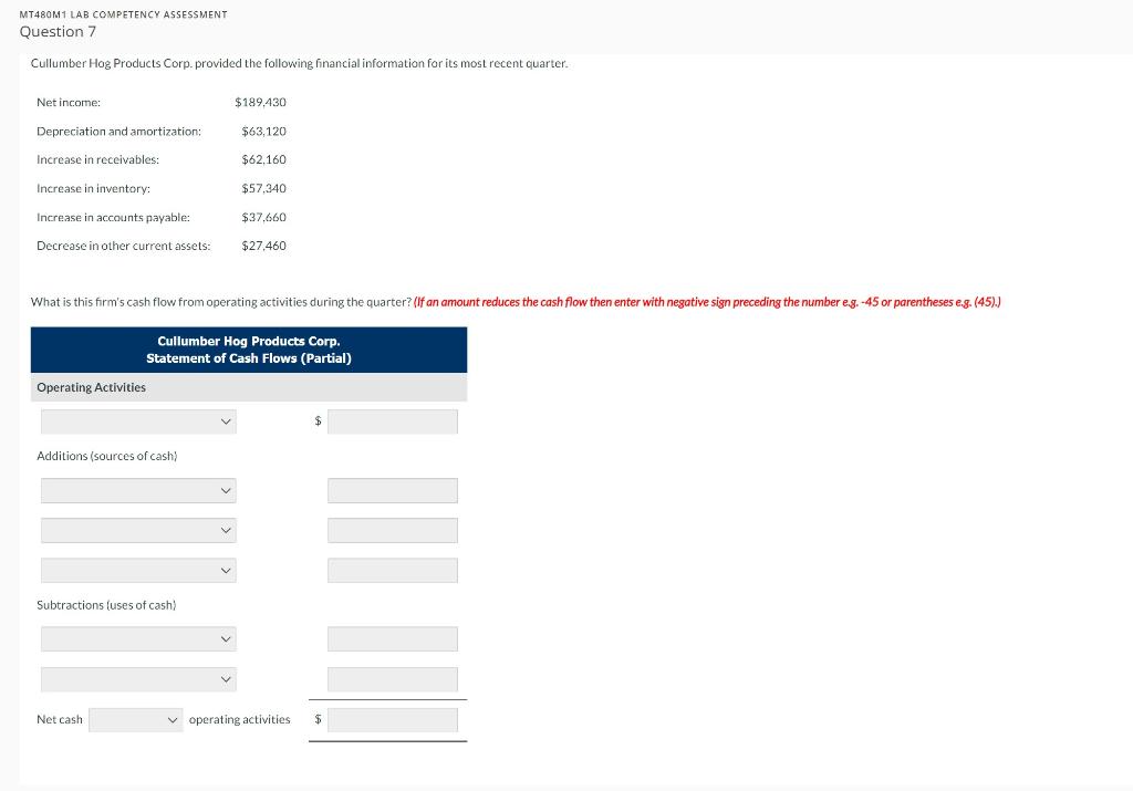 Solved MTABOM1 LAB COMPETENCY ASSESSMENT Question 7 | Chegg.com