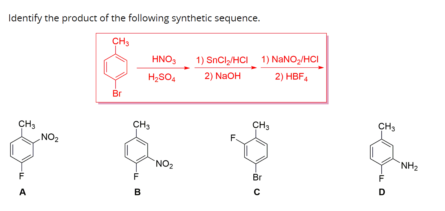 Solved Step Step CH NO CH CH NH2 CH3 1) SnCl2 2H20, HCl, 47% OFF