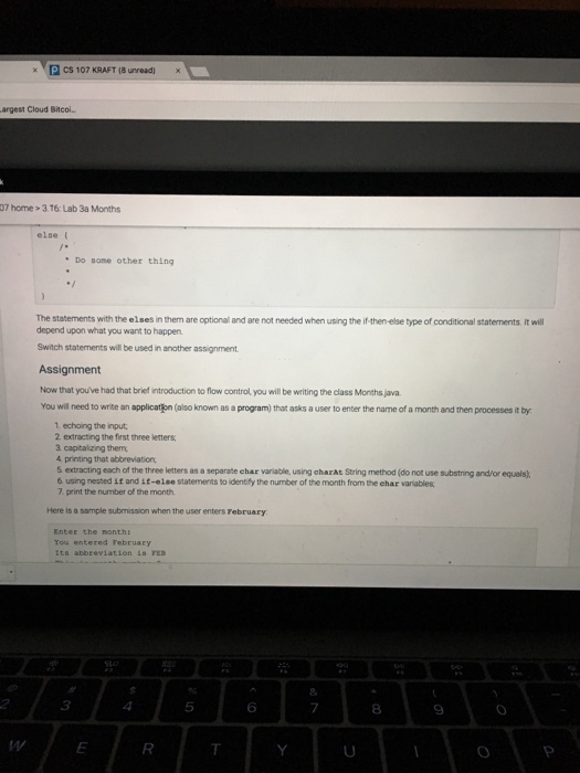 Solved @CS 107 KRAFT (8 uniead) Largest Cloud Bite. S 107 | Chegg.com