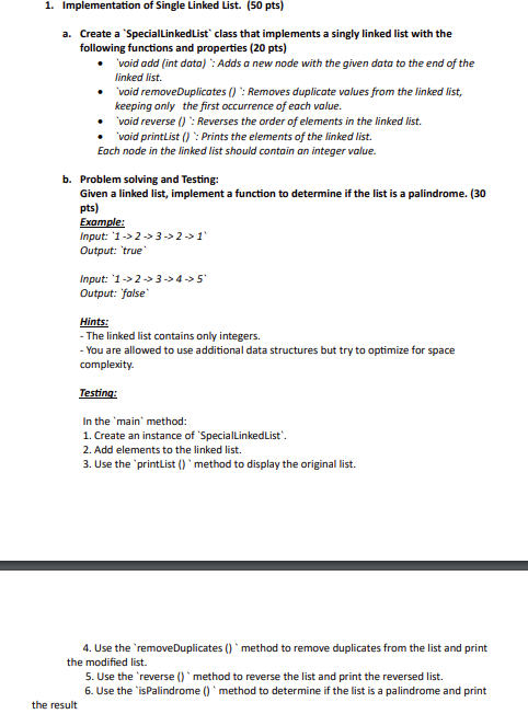 Solved Please answer this TWO-PART QUESTION using a JAVA | Chegg.com