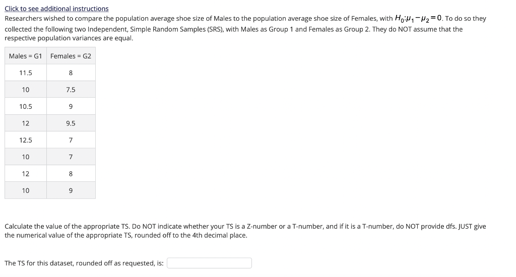 Solved Click to see additional instructions Researchers | Chegg.com