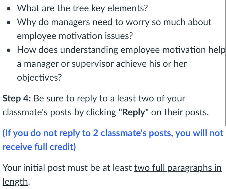 Solved • What are the tree key elements? • Why do managers | Chegg.com