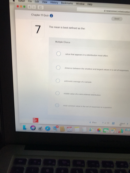 Solved Edit View History Bookmarks Window Help apter 11 Quiz | Chegg.com