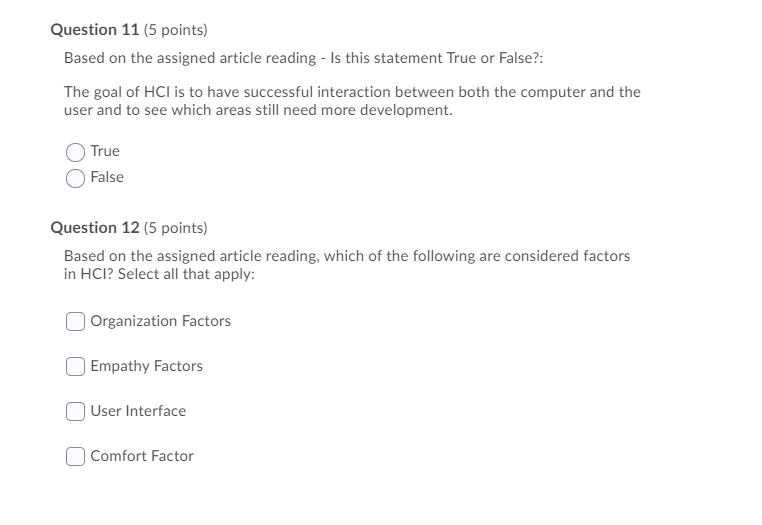 Solved Question 1 (5 points) Physical Accessibility covers | Chegg.com