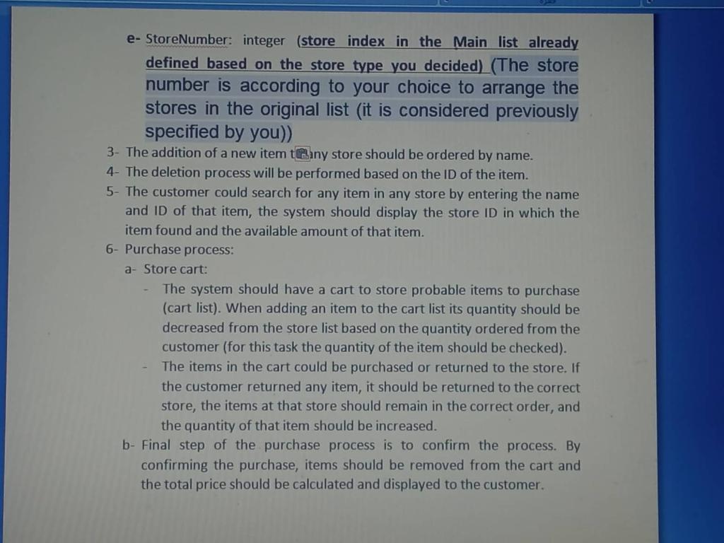 Create a Java programASSIgnment \#1 A shopping lists. | Chegg.com