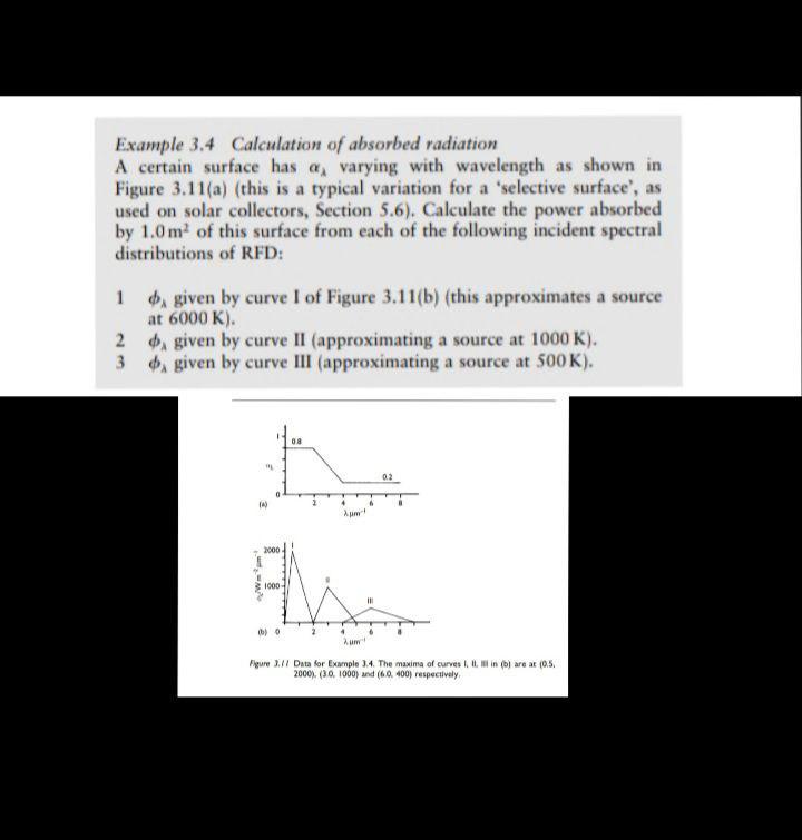 Solved Example 3.4 Calculation of absorbed radiation A | Chegg.com