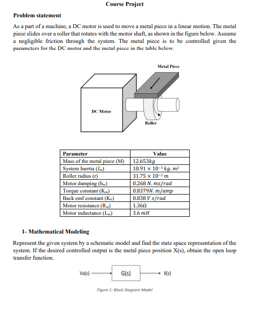 Solved Course Project Problem statement As a part of a | Chegg.com