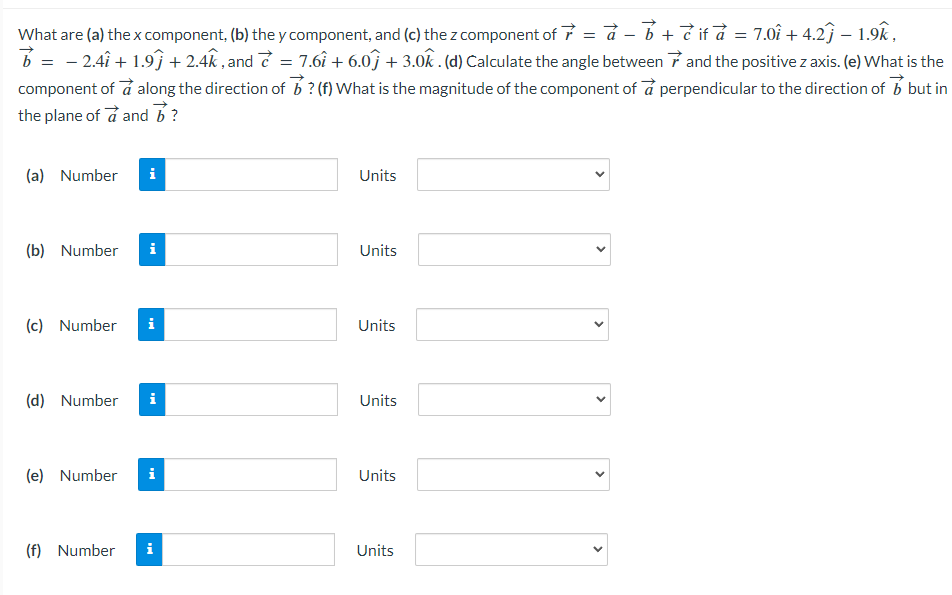 Solved What are (a) the x component, (b) the y component, | Chegg.com