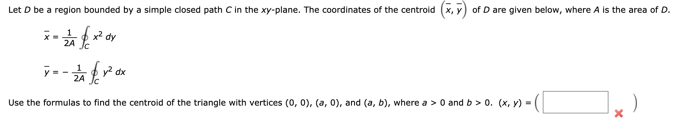 Solved Let D be a region bounded by a simple closed path C | Chegg.com