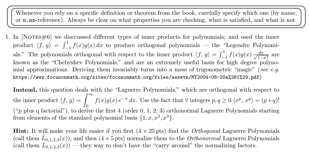 Solved LINEAR ALGEBRA: Sheldon Axler, “Linear Algebra Done | Chegg.com