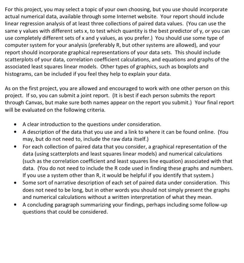 Solved (Problem at the bottom) Background: Paired data for | Chegg.com